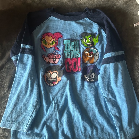 Cartoon Network | Shirts & Tops | Cartoon Network Teen Titans Go Blue ...